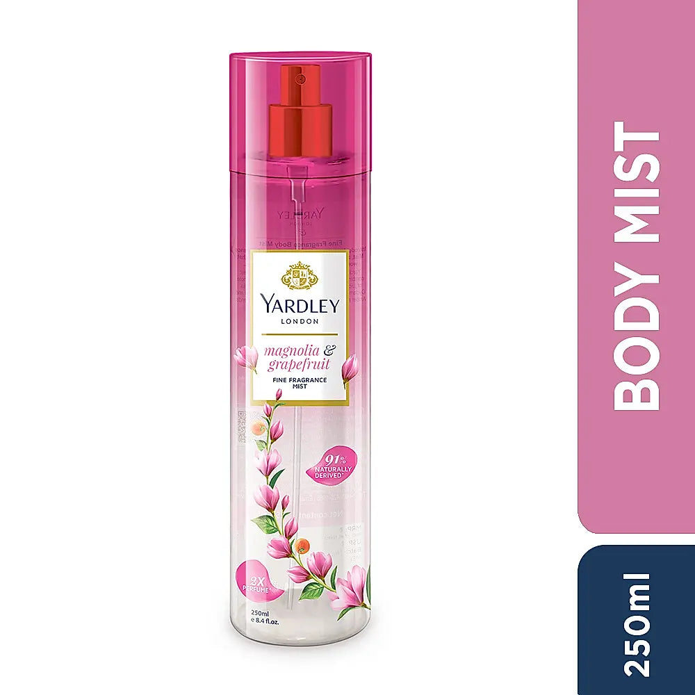 Fine Fragrance Mist – Magnolia & Grapefruit – 250 ml – Yardley London India