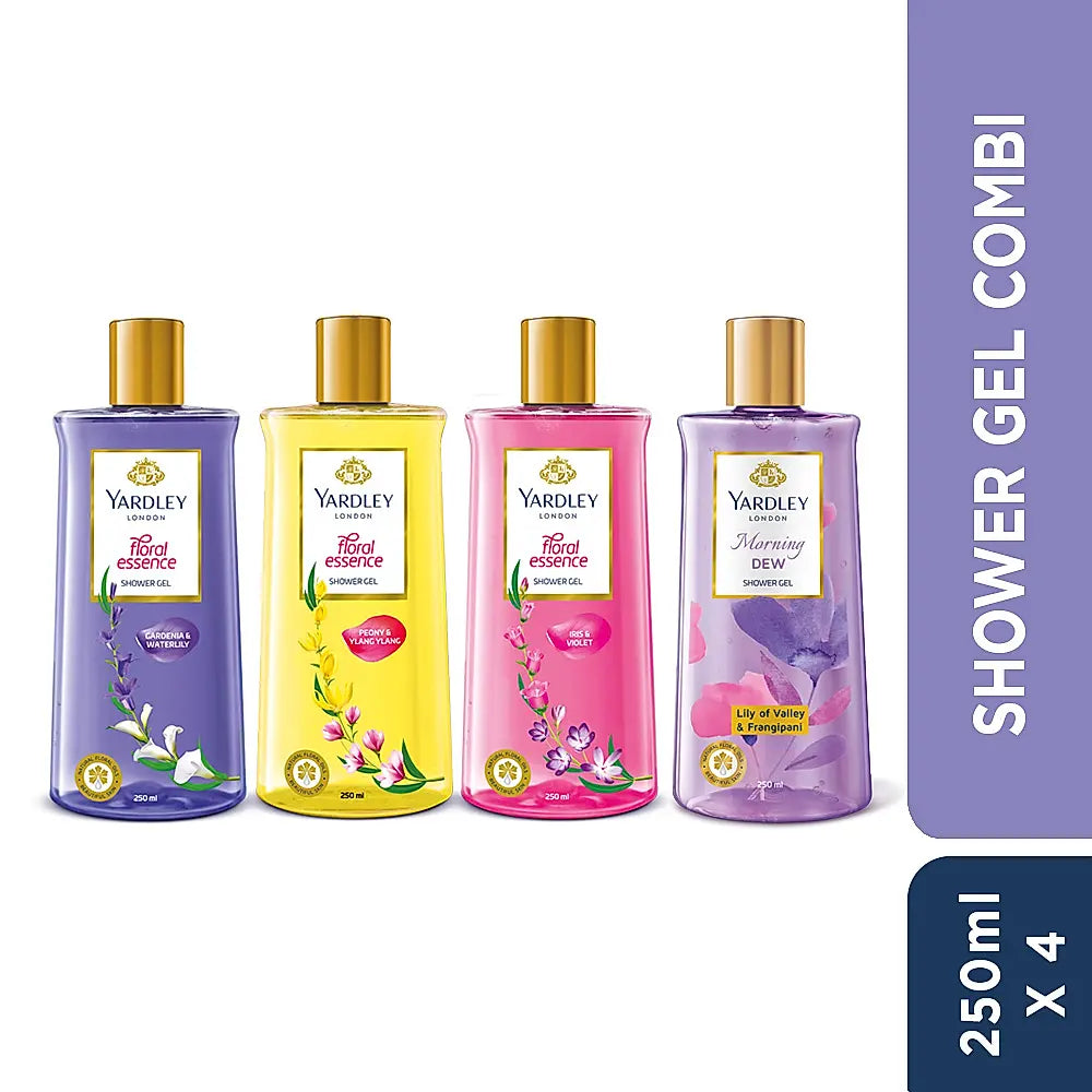 Shower gel pack of 4 - 4pcs x 250ml – Yardley London India