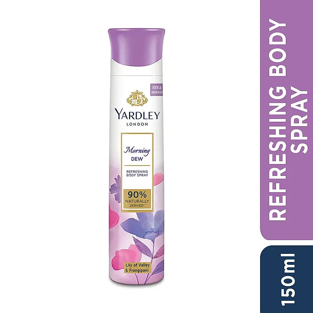 Morning Dew Combo - Deo 150ml, DWP 100ml & CP 18ml – Yardley London India